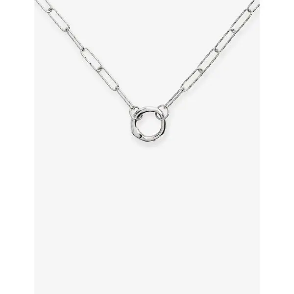 Monica Vinader Alta Textured Chain Necklace