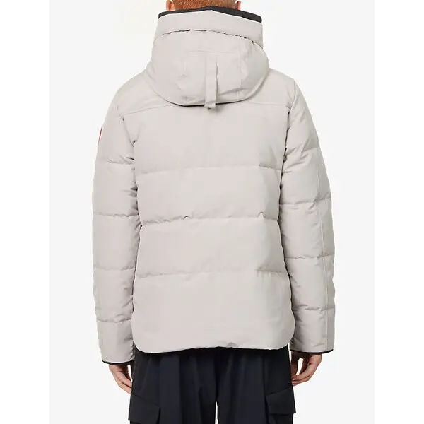 Canada Goose Macmillan Funnel-neck Twill-down Parka Jacket - Limestone