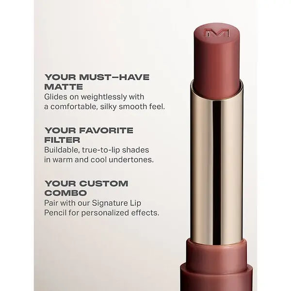 MORPHE Lip Filter Hydroplump Matte Lipstick 2.3g - Suede