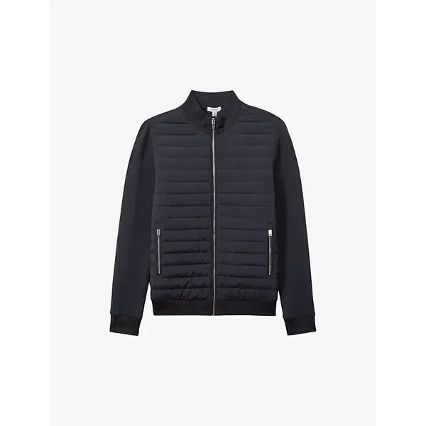 REISS Regular-fit Quilted Cotton Jacket