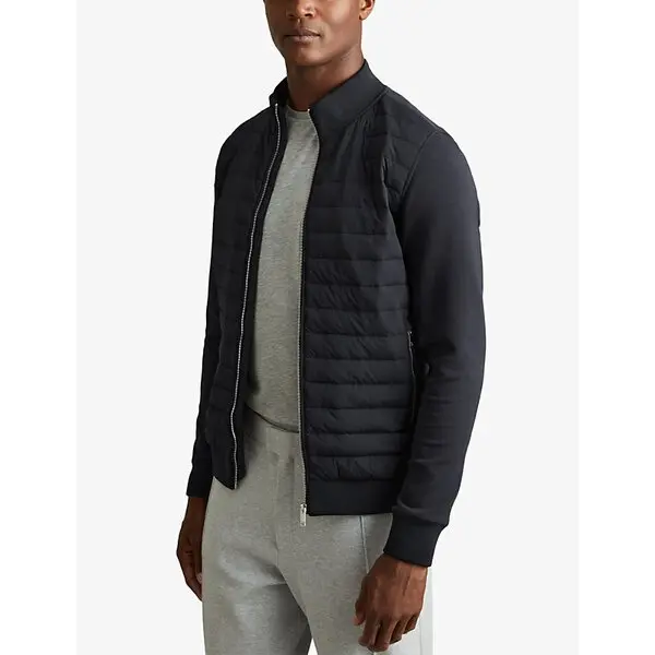 REISS Regular-fit Quilted Cotton Jacket