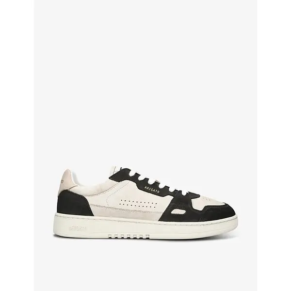 Axel Arigato Dice Leather And Suede Low-top Trainers - White/blk