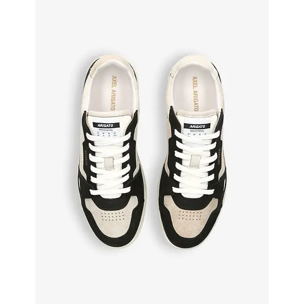 Axel Arigato Dice Leather And Suede Low-top Trainers - White/blk