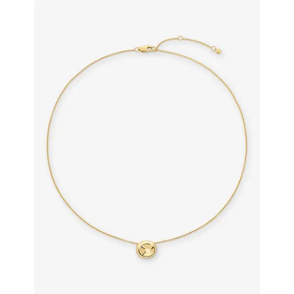 Monica Vinader Aria Pebble Charm Necklace - Gold
