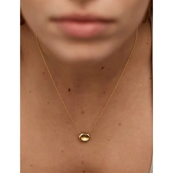 Monica Vinader Aria Pebble Charm Necklace