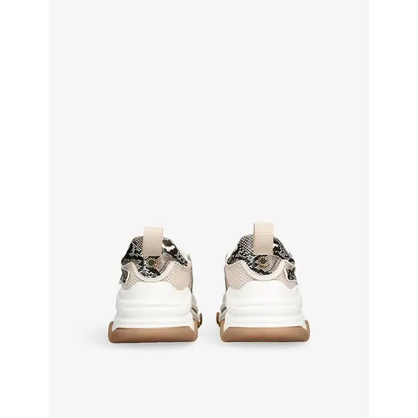 Steve Madden Possession-e Faux-leather Trainers - Bronze
