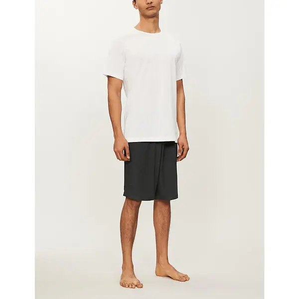 Derek Rose Stretch-modal Lounge Shorts - Anthracite