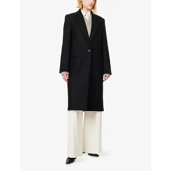 TOTEME Classic Single-breasted Wool-blend Coat