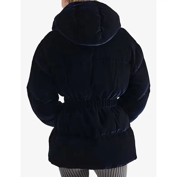Prada Velvet Down Jacket - Blue