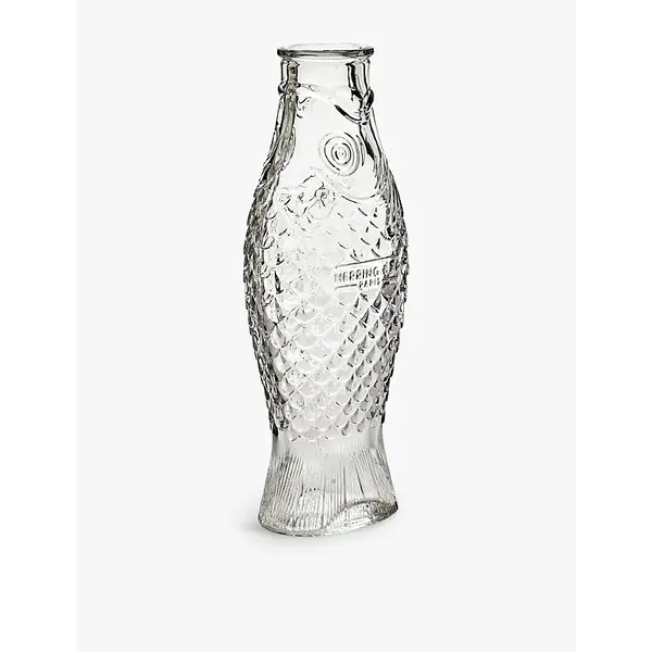 SERAX Paola Navone Fish & Fish Glass Bottle 1l - Clear
