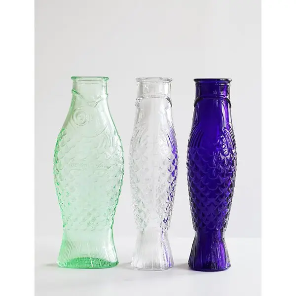 SERAX Paola Navone Fish & Fish Glass Bottle 1l - Clear