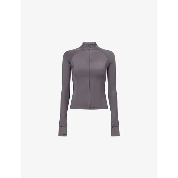 ADANOLA Long-sleeved Stretch-woven Top