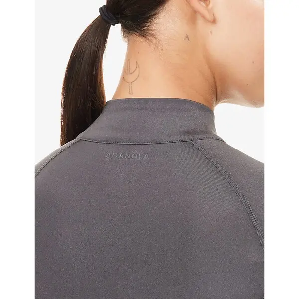 ADANOLA Long-sleeved Stretch-woven Top