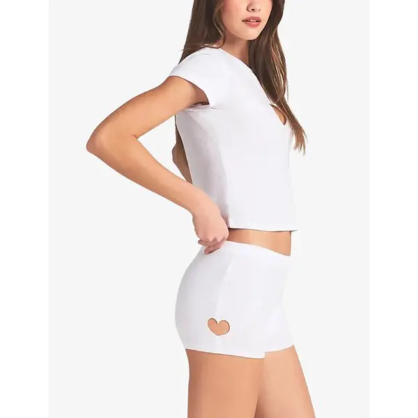 SKIMS Cotton-jersey Shorts