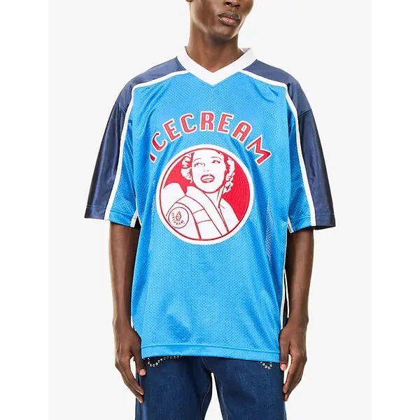 ICECREAM Graphic Jersey Football Top