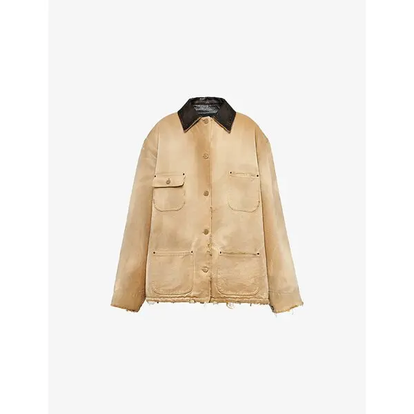 Prada Distressed Canvas Jacket