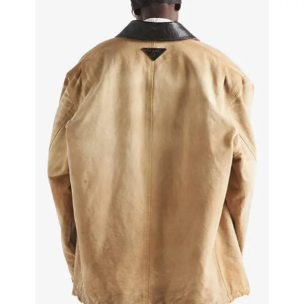 Prada Distressed Canvas Jacket