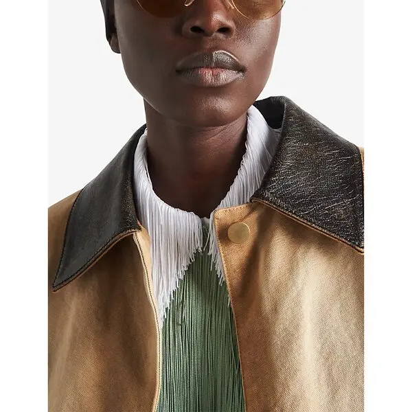 Prada Distressed Canvas Jacket