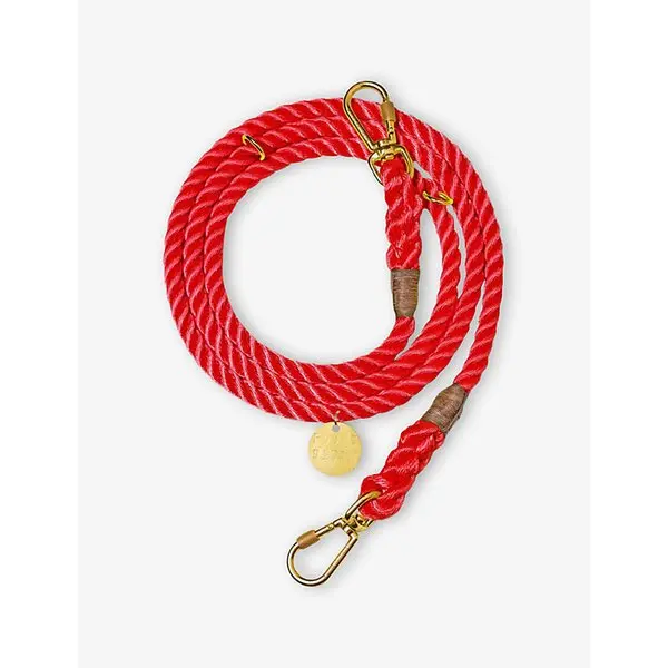 FOUND MY ANIMAL Small Rope Nylon Dog Lead - Red