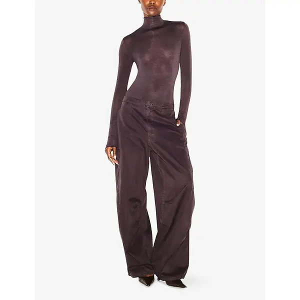 SKIMS Long Sleeve Mock Neck Bodysuit