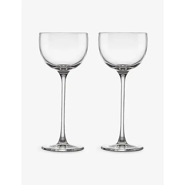 NUDE Savage Crystal Pony Glasses Set Of Two - Clear