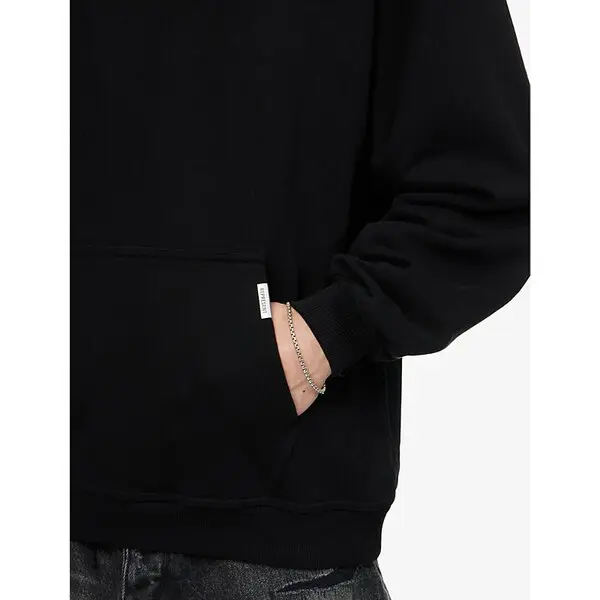 REPRESENT Owners Club Script Kangaroo-pocket Relaxed-fit Hoodie