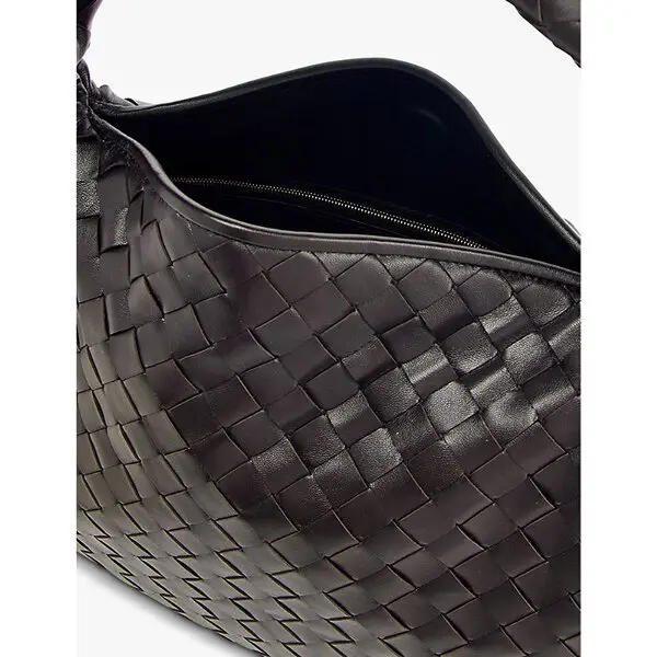Bottega Veneta Hop Small Leather Shoulder Bag - Fondant-m Brass