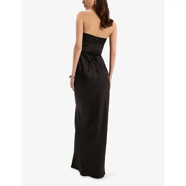 OMNES Amdra Strapless Maxi Dress - Black