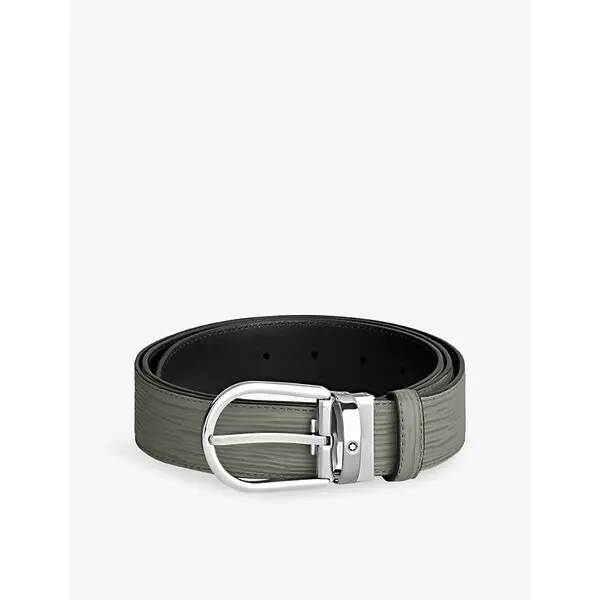 Montblanc Logo-plaque Leather Belt - Multi-coloured