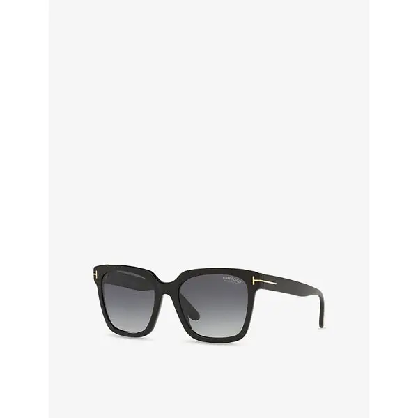 TOM FORD Square-frame Acetate Sunglasses - Black