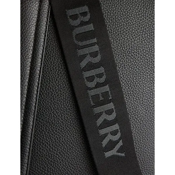 Burberry Note Leather Cross-body Bag - Black