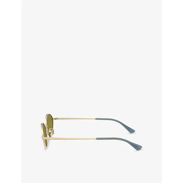 Ray-ban Kai Oval-frame Sunglasses - Gold