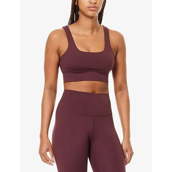 Varley Freesoft Scoop-neck Stretch-woven Bra