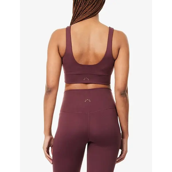 Varley Freesoft Scoop-neck Stretch-woven Bra