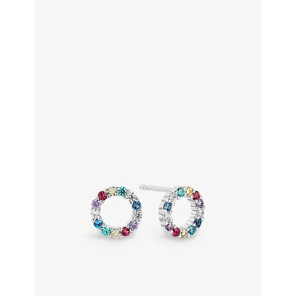 SIF JAKOBS Biella Circular Stud Earrings