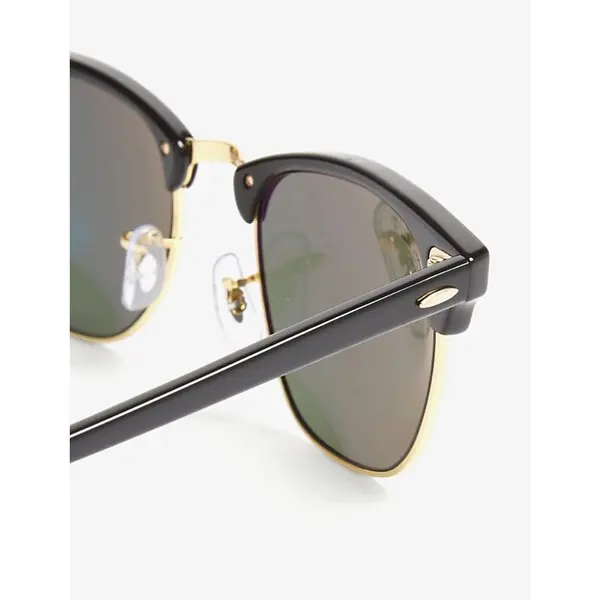Ray-ban Clubmaster Square-frame Sunglasses - Black
