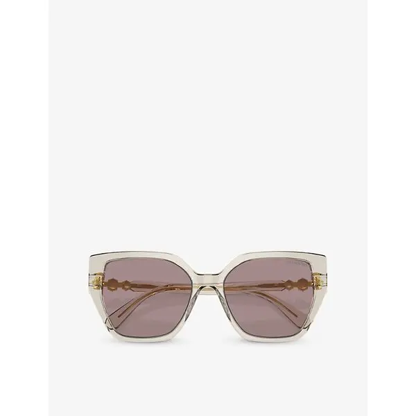 SWAROVSKI Irregular Frame Sunglasses