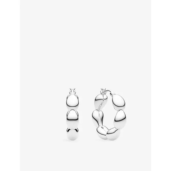 SIF JAKOBS Goccia Hoop Earrings - Silver