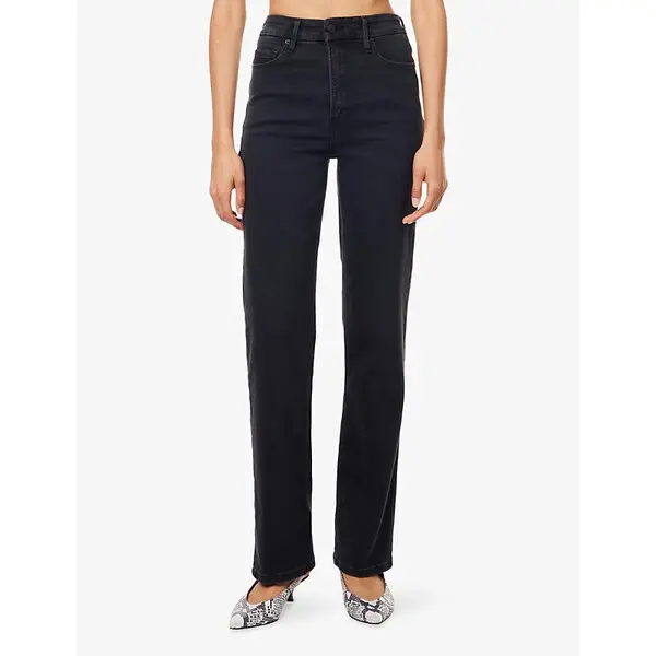 Good American Straight Leg Denim Jeans