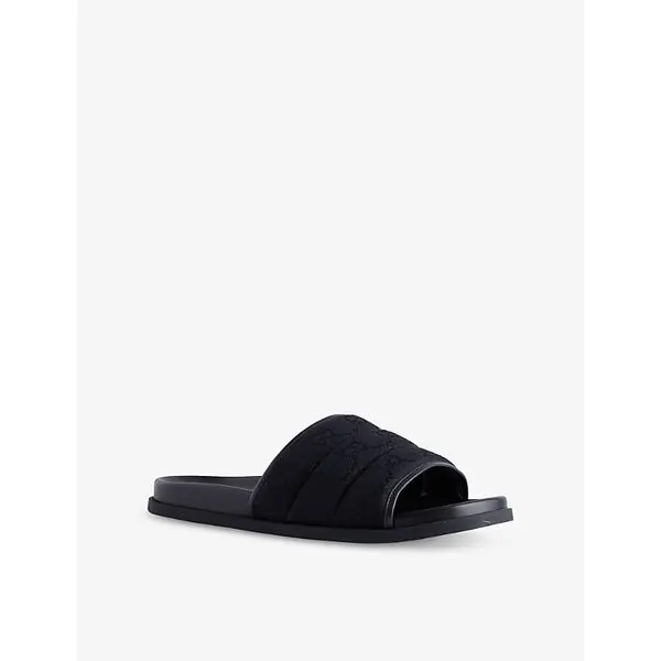 Gucci Monogram Canvas Slides