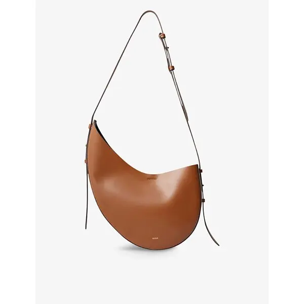 Soeur Winona Leather Shoulder Bag - Brown