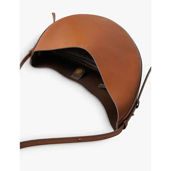 Soeur Winona Leather Shoulder Bag - Brown