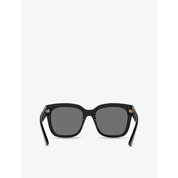 Gucci Rectangle-frame Injected Sunglasses - Black