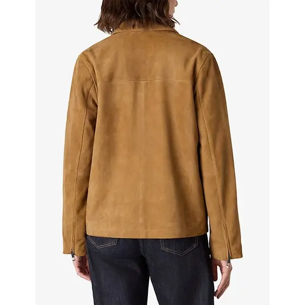 Whistles Regular-fit Suede Jacket