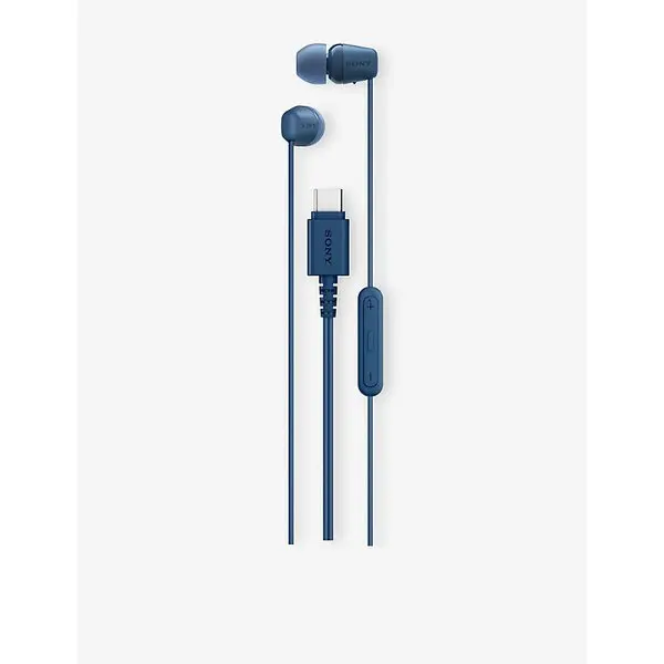 SONY Usb C Wired Earbuds With Mic - Blue