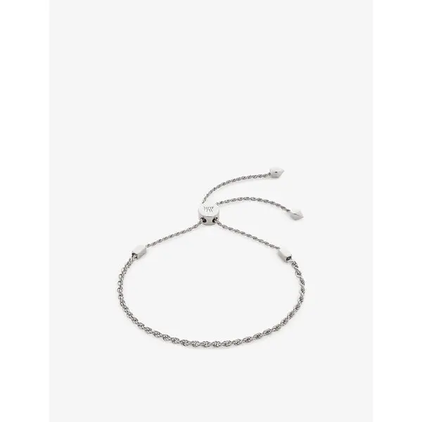 Monica Vinader Corda Sterling Friendship Bracelet - Silver