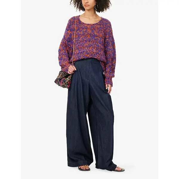 Dries Van Noten Talulah Braid-knit Cotton Jumper
