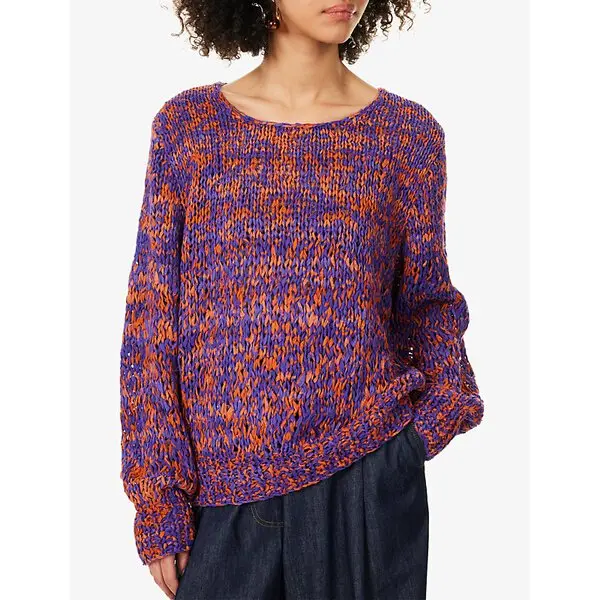 Dries Van Noten Talulah Braid-knit Cotton Jumper