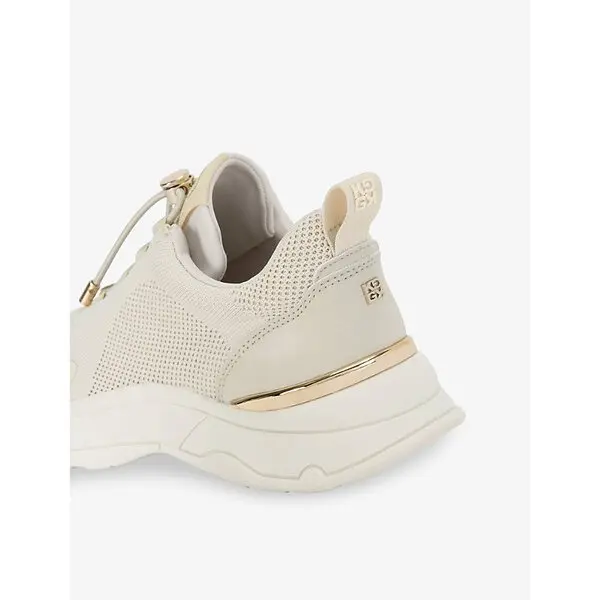 Kurt Geiger Fabric Low-top Trainers With Toggle Detail - Bone