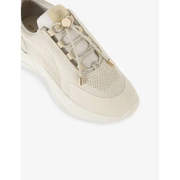 Kurt Geiger Fabric Low-top Trainers With Toggle Detail - Bone